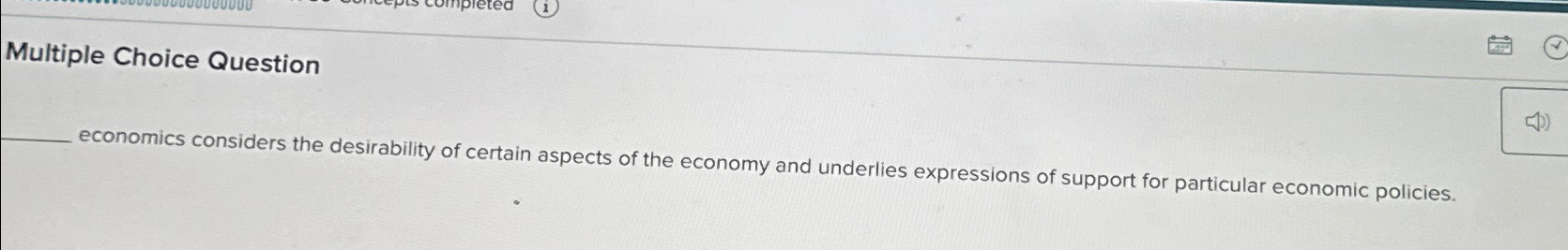 Solved Multiple Choice Questioneconomics considers the | Chegg.com