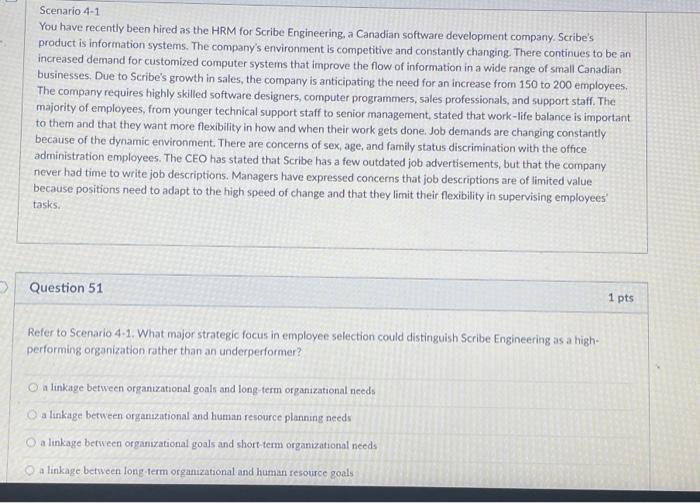 Solved Scenario 3-3 You have recently been hired as the HR | Chegg.com