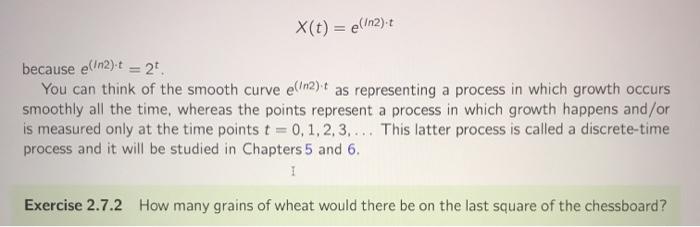 Solved The Rate of Exponential Growth In the year 1256, the | Chegg.com