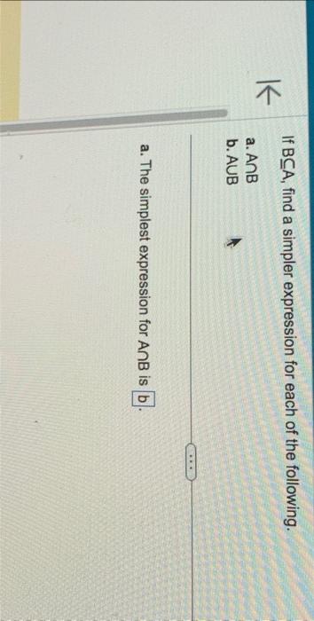 Solved if bca, fina a simpler expression for each of the | Chegg.com