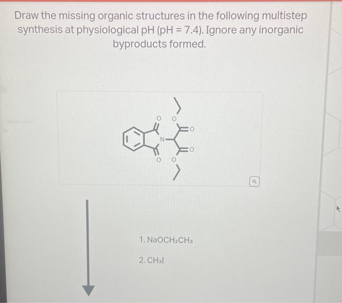 Solved Draw the missing organic structures in the following | Chegg.com