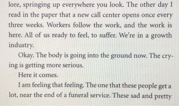 ...Who Shall Remain Nameless In "Standard Loneliness | Chegg.com