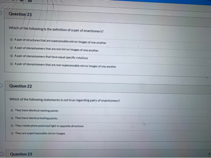 Solved Question 21 Which of the following is the definition | Chegg.com