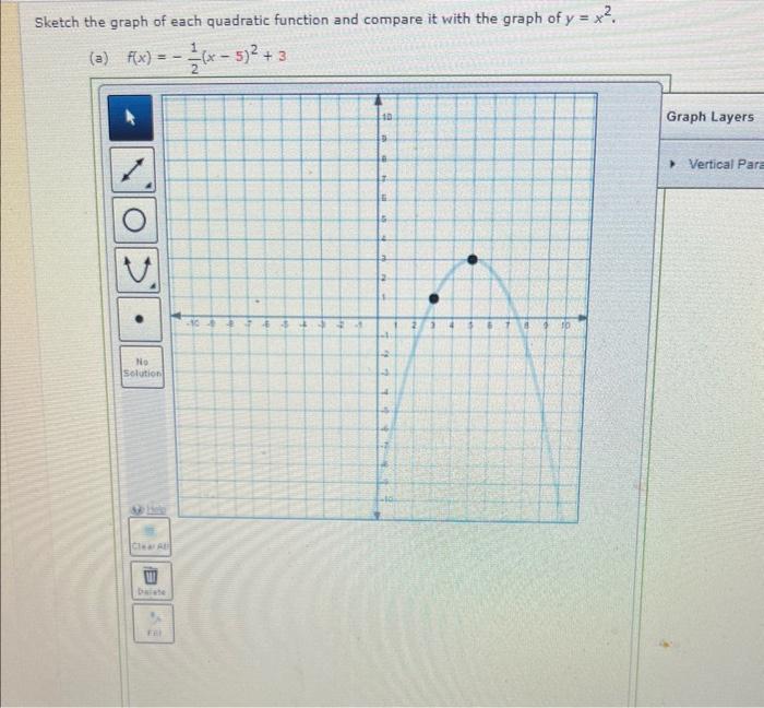 Solved Sketch the graph of each quadratic function and | Chegg.com