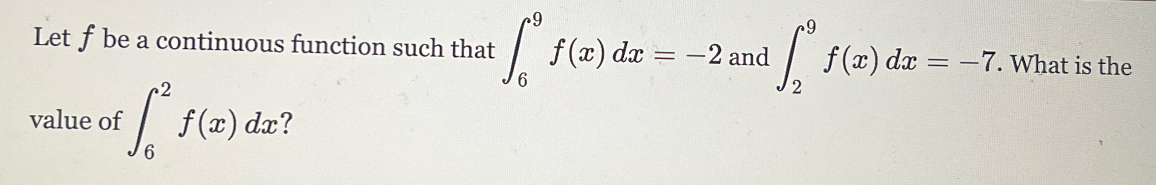 Solved Let f ﻿be a continuous function such that | Chegg.com