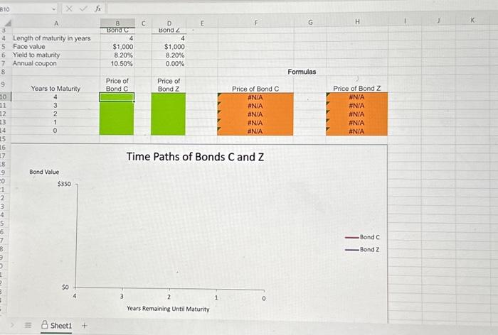 Solved Excel Online Structured Activity: Bond valuation An | Chegg.com