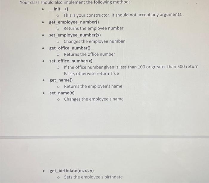 Solved Lab 6 - Classes/Objects SUBMIT original code in | Chegg.com