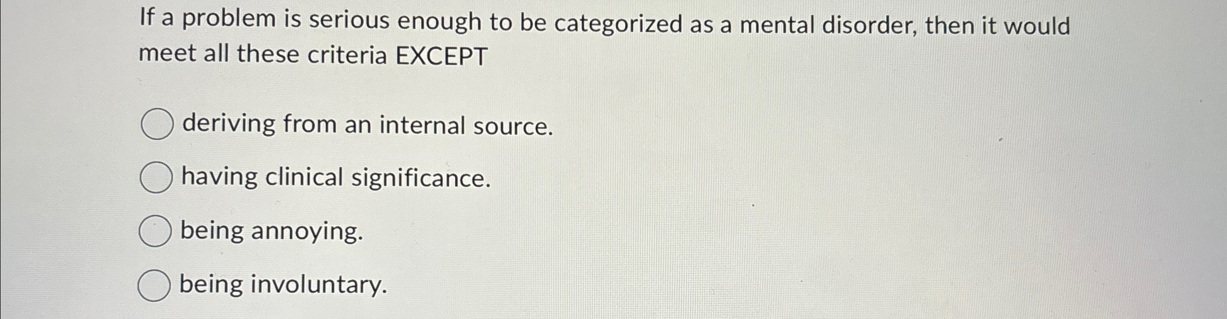 Solved If a problem is serious enough to be categorized as a | Chegg.com