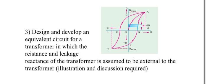 Solved 3) Design and develop an equivalent circuit for a | Chegg.com