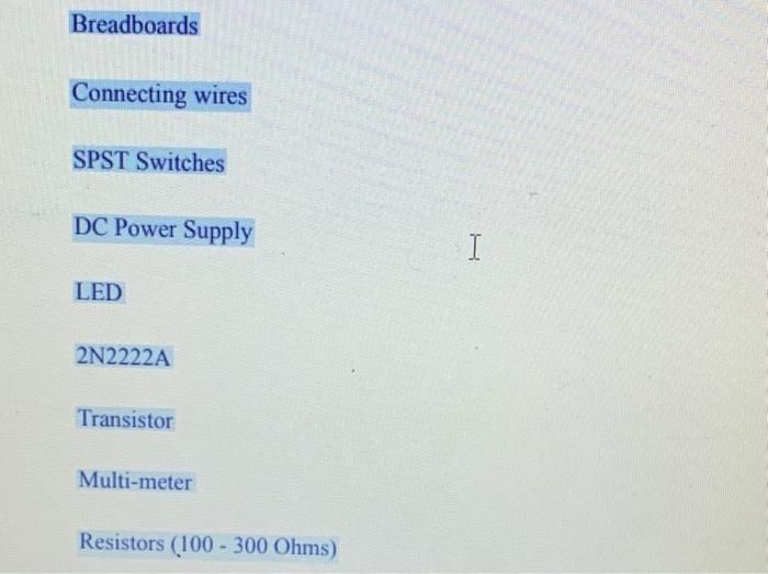 Solved Construct and show a circuit set up on breadboard | Chegg.com