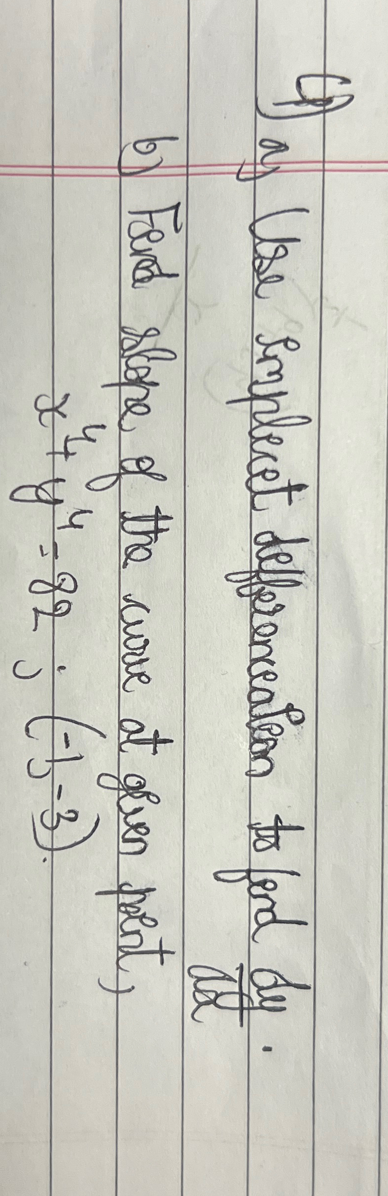 Solved as Use implecet defferencealean to ferd dydx.b) ﻿Fend | Chegg.com