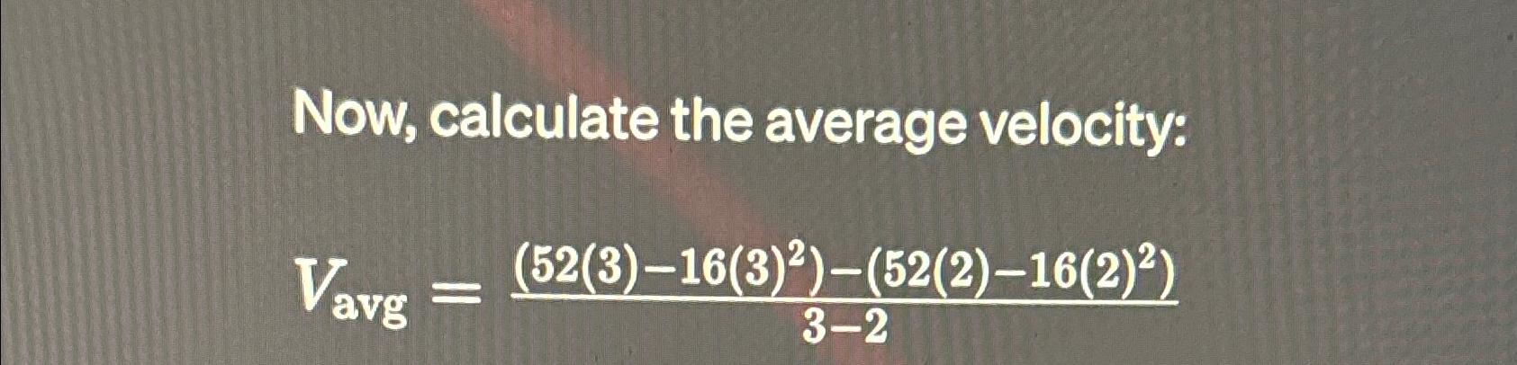 Solved Now, calculate the average | Chegg.com