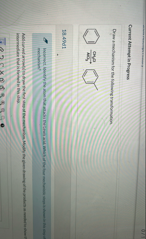 Solved Current Attempt in ProgressDraw a mechanism for the | Chegg.com