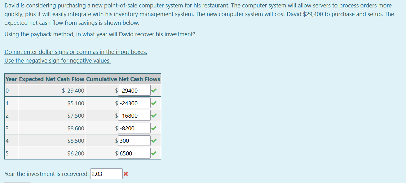 Solved David is considering purchasing a new point-of-sale | Chegg.com