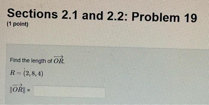 Solved Sections 2.1 and 2.2: Problem 18 (1 point) Find a | Chegg.com