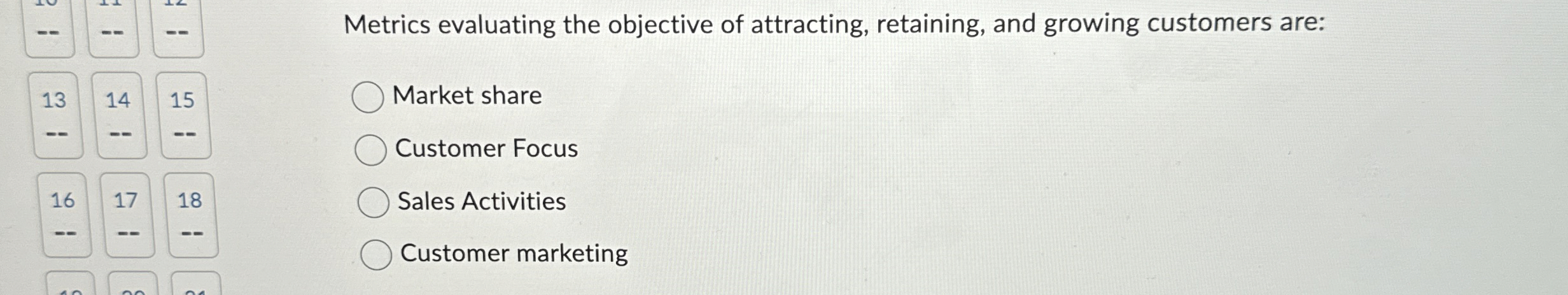 Solved Metrics evaluating the objective of attracting, | Chegg.com