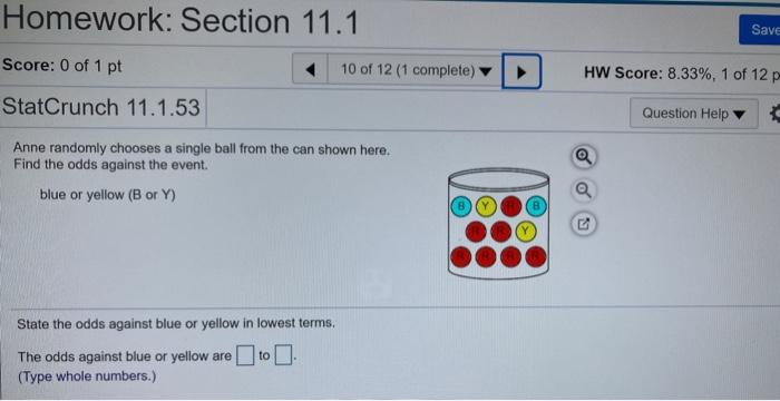 Solved Homework Section 11 1 Save Score 0 Of 1 Pt 10 Of 12