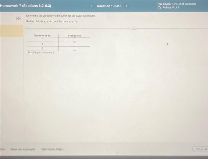 Solved Determine The Probablity Distribution For The Given 2338