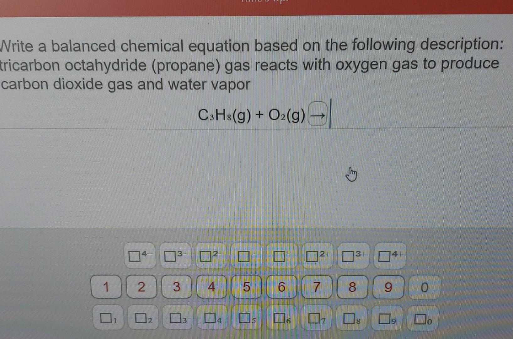 Solved Nrite a balanced chemical equation based on the | Chegg.com