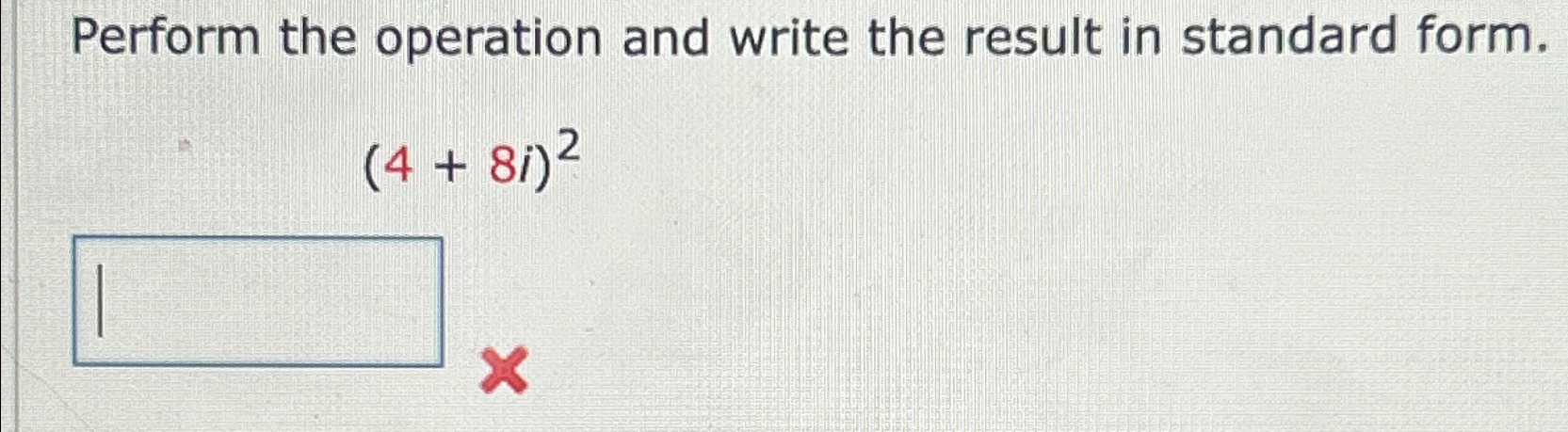 Solved Perform the operation and write the result in | Chegg.com