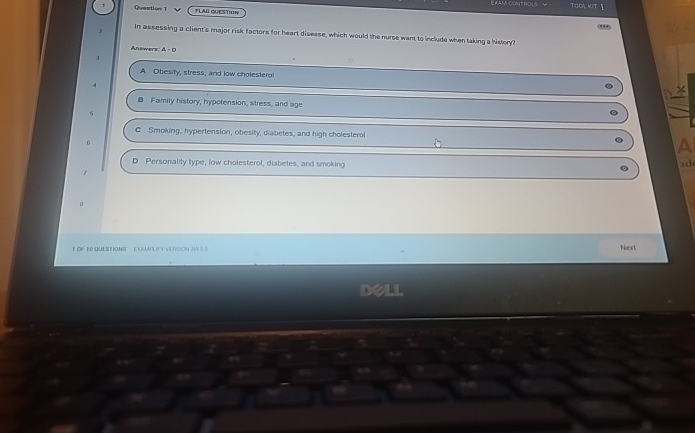 Solved Qveartion 1ERAMConthatsTOOK KT : 1In assessing a | Chegg.com