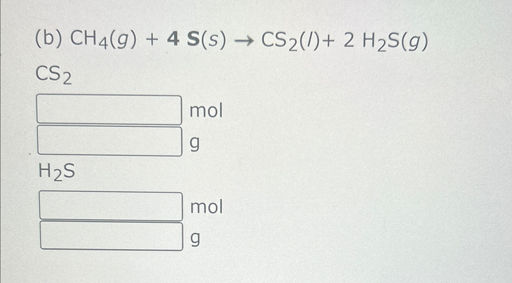 Solved calculate how many moles and how many grams of each | Chegg.com