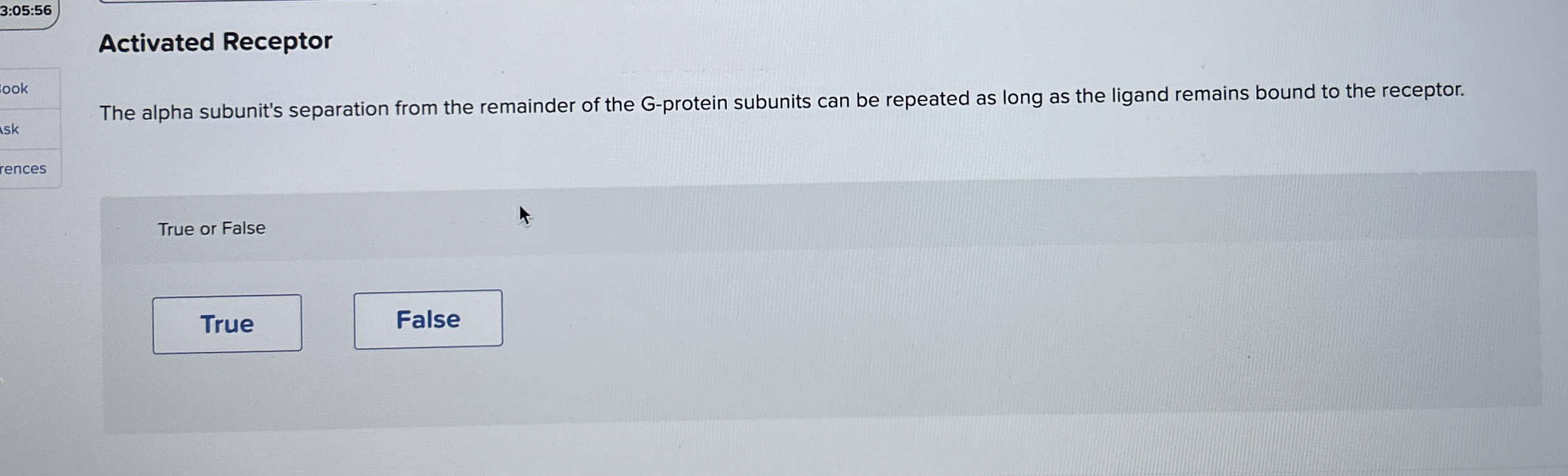 Solved Activated ReceptorThe alpha subunit's separation from | Chegg.com