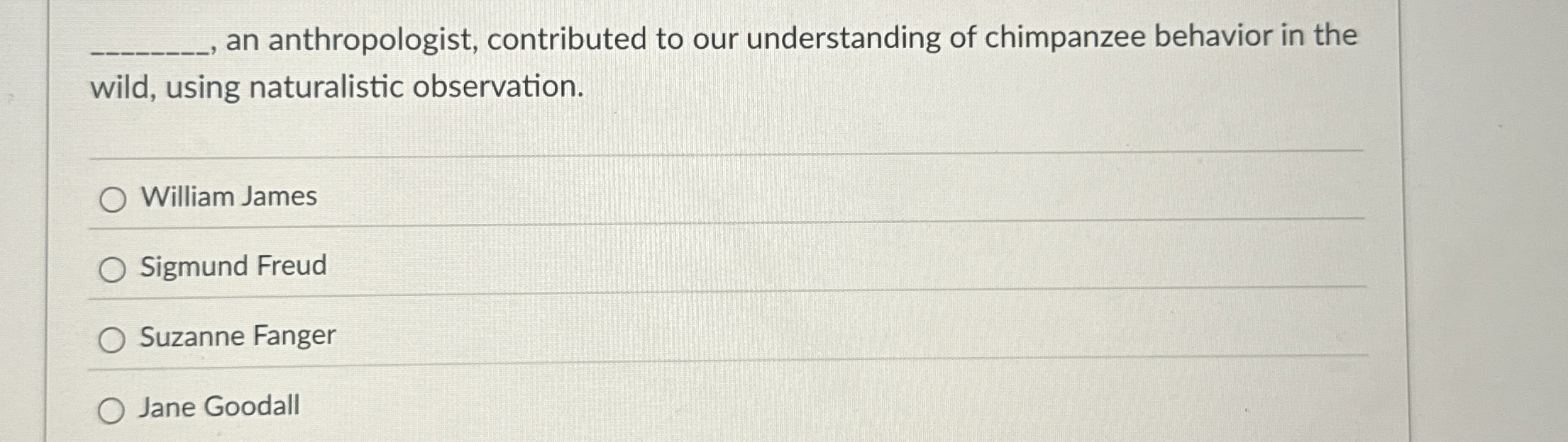 Solved , ﻿an anthropologist, contributed to our | Chegg.com