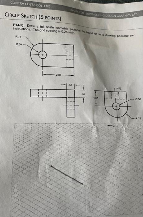 Solved CONTRA COSTA COLLEGE CIRCLE SKETCH (5 POINTS) P14-5) | Chegg.com