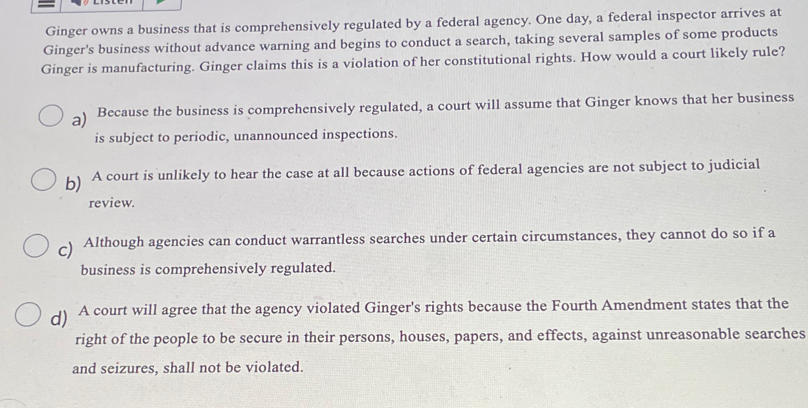 Solved Ginger owns a business that is comprehensively | Chegg.com