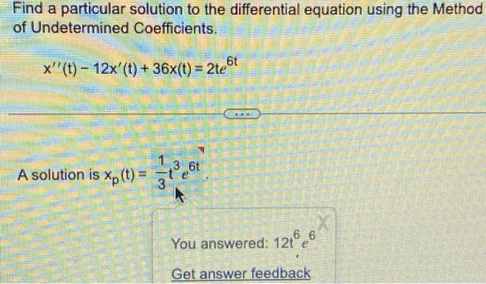 Solved I got this answer I don't know how I got it wrong | Chegg.com