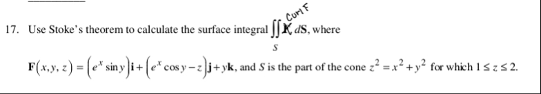 Solved Use Stoke's theorem to calculate the surface integral | Chegg.com