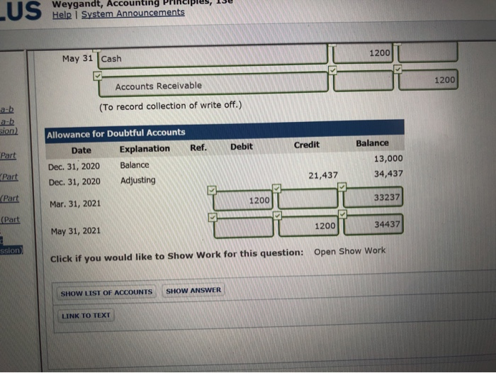 Solved Problem 9-03A a-c (Part Level Submission) Presented | Chegg.com