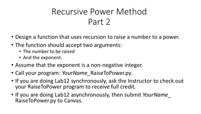 Solved Laboratory 12 Consists of: Four Recursion Problems to | Chegg.com