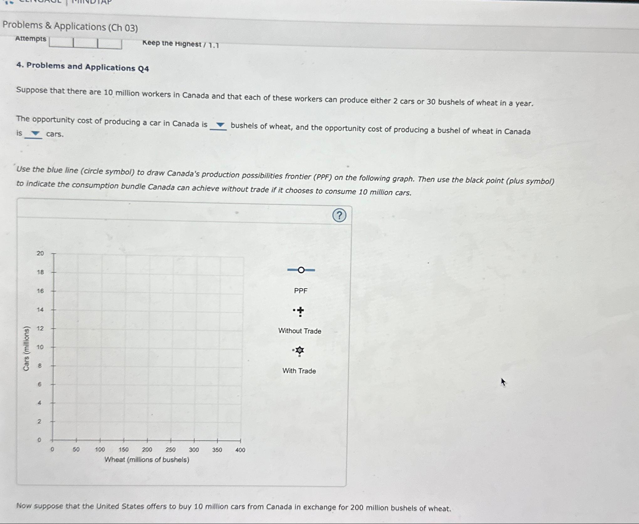 Solved Problems & Applications (Ch 03)Attempts Keep the | Chegg.com