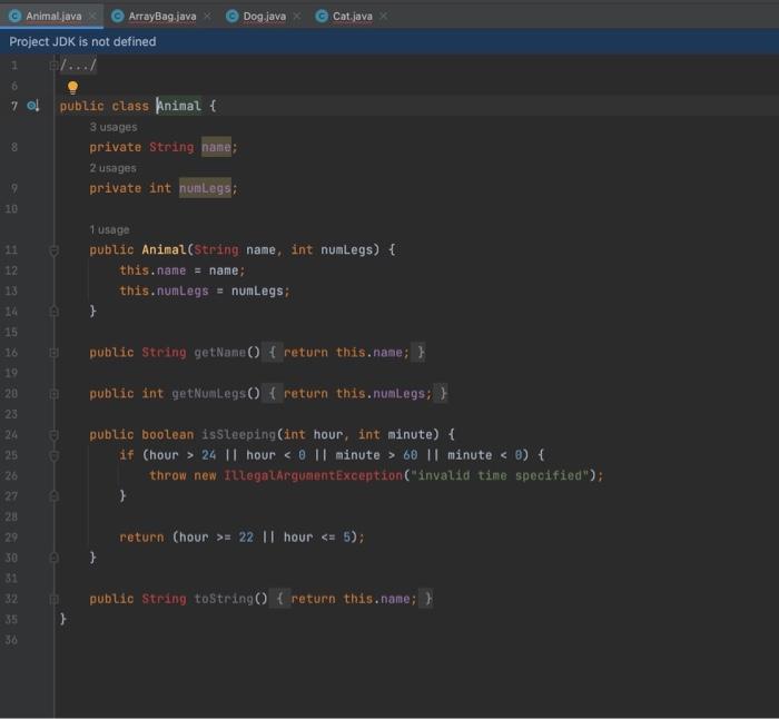 Solved 6. Let's say that we now want to define a class | Chegg.com