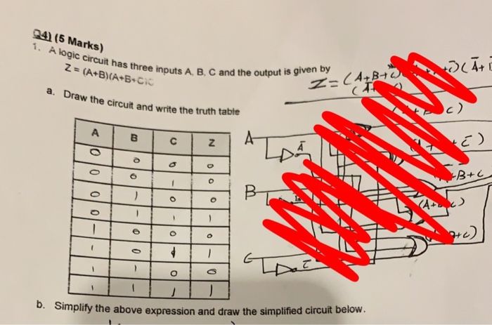 Solved 3. Simplify the Boolean expression using K map X = | Chegg.com