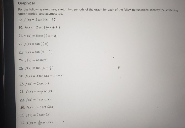 Solved Graphical For the following exercises, sketch two | Chegg.com