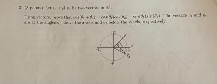 Solved Let v_1 and v_2 be two vectors in R2. Using vectors, | Chegg.com