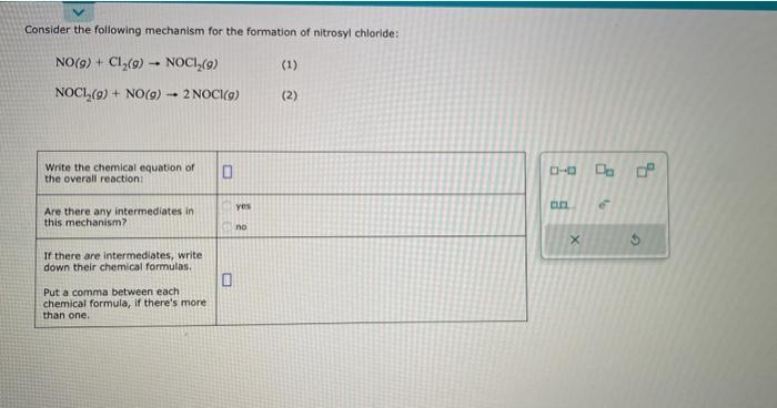 Solved Consider the following mechanism for the formation of | Chegg.com