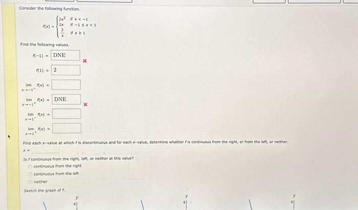 Solved Consider the following function. f(x)=⎩⎨⎧2x22xx2 if | Chegg.com