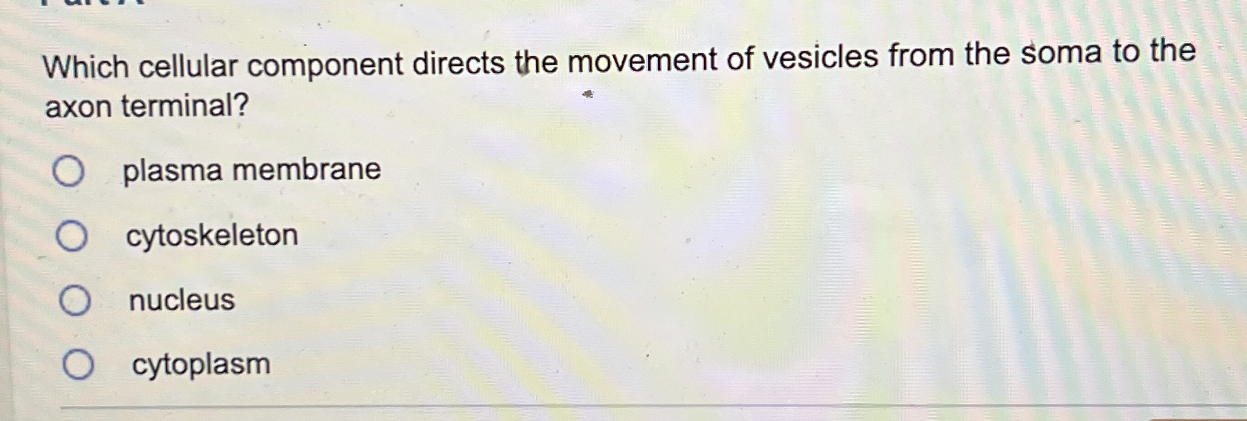 Solved Which cellular component directs the movement of | Chegg.com