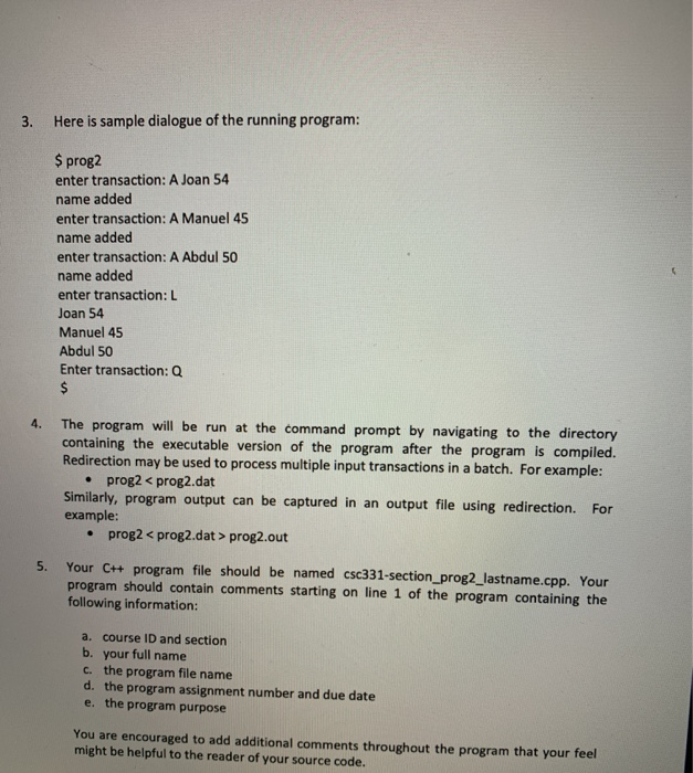 Solved Your task for this assignment is to implement a | Chegg.com