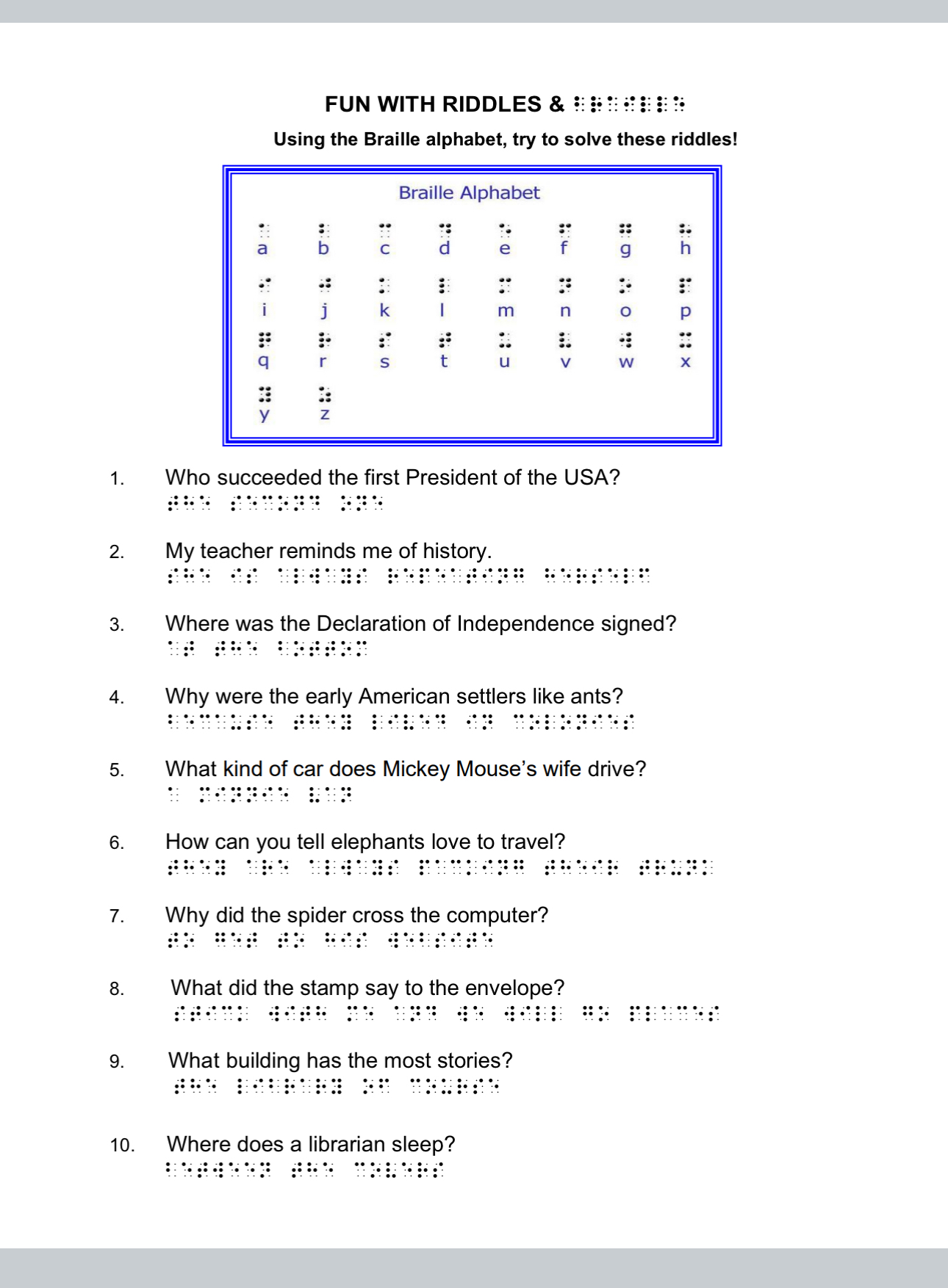 FUN WITH RIDDLES & & : : : : : : : : : : : : : : : : | Chegg.com