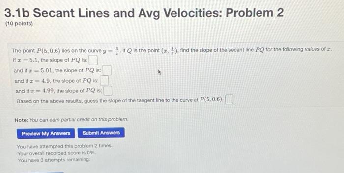 Solved 3.1 Defining the Derivative: Problem 9 (3 points) | Chegg.com