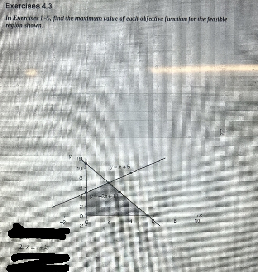 Solved Exercises 4.3In Exercise 2, ﻿find the maximum value | Chegg.com