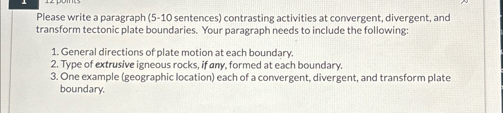 Solved Please write a paragraph ( 5-10 ﻿sentences) | Chegg.com