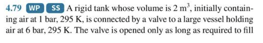 Solved 4.79 ﻿SS A rigid tank whose volume is | Chegg.com