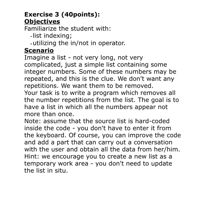 Solved hi,the professor told me to do the python lists. Can | Chegg.com