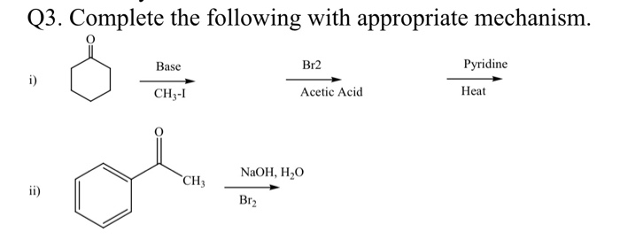 Solved Q3. Complete the following with appropriate | Chegg.com